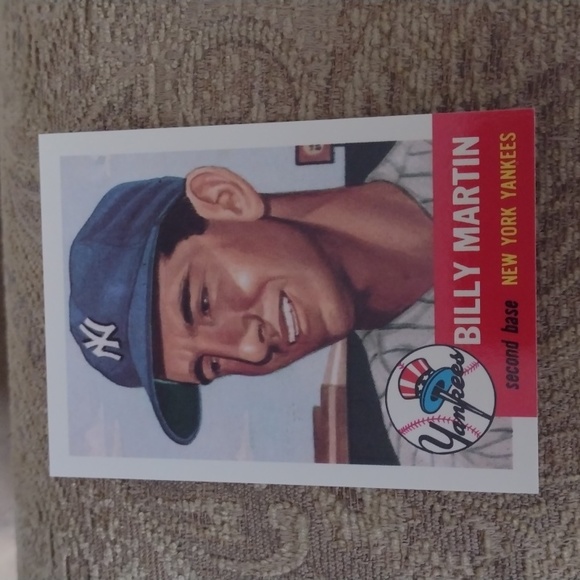 Other | Billy Martin Topps Baseball Card | Poshmark